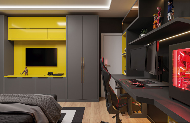 Rimo inova na linha de planejados com Quarto Game - Móveis de Valor